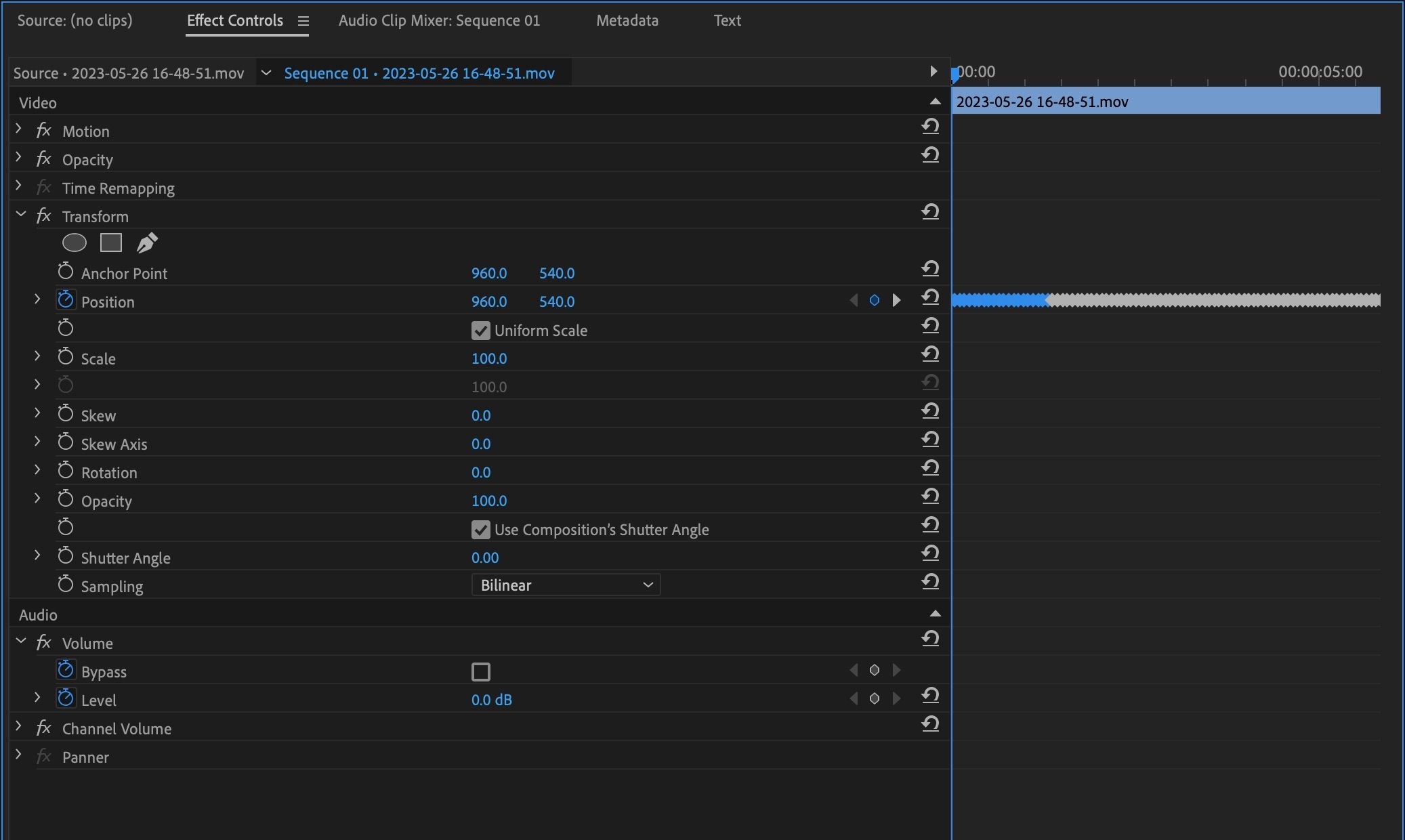 Cách tạo hiệu ứng rung máy trong Adobe Premiere Pro - TechTimes.vn